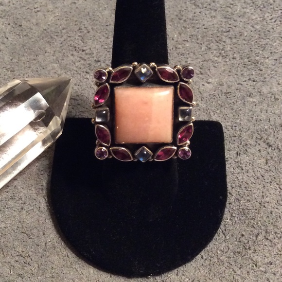 Nicky Butler | Jewelry | Nicky Butler Peach Orthoclase Multiple Gems ...
